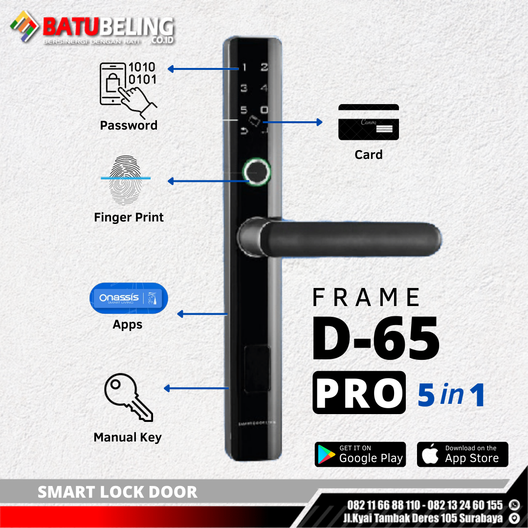 Jual Smart Lock Door Terbaru No 1 WA 0878-5557-7325
